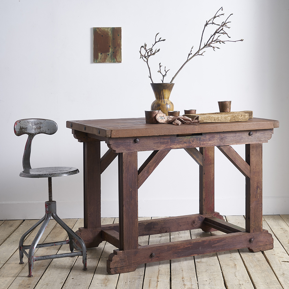 Table d'atelier - DESUET : Brocante et objet